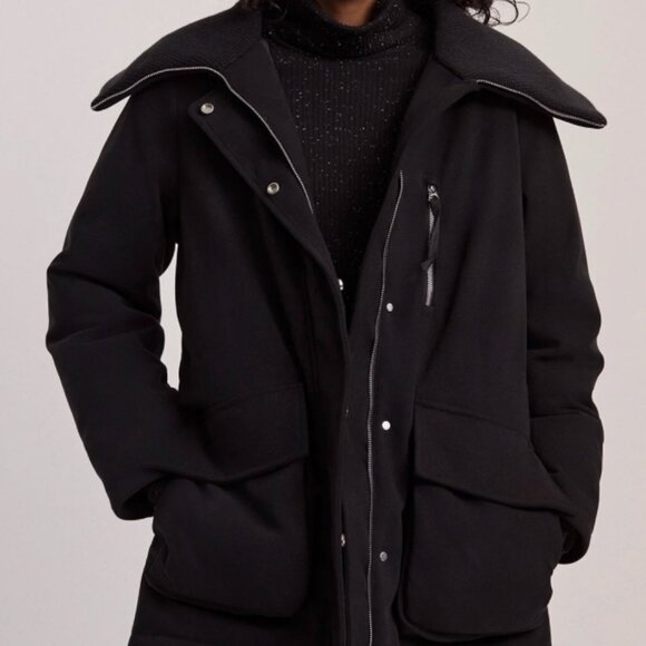 Varley | Jackets & Coats | 48 Varley Kimber Plush Parka Black Coat Sz ...